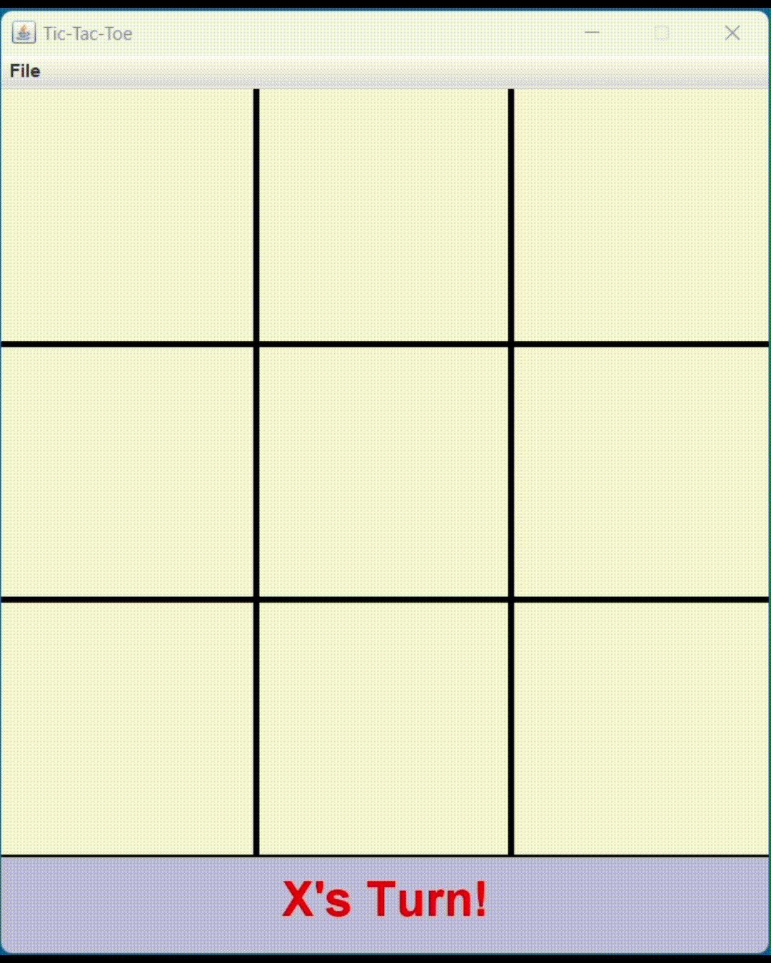 GitHub - aizenbaidya/Tic-Tac-Toe: Tic-tac-toe.