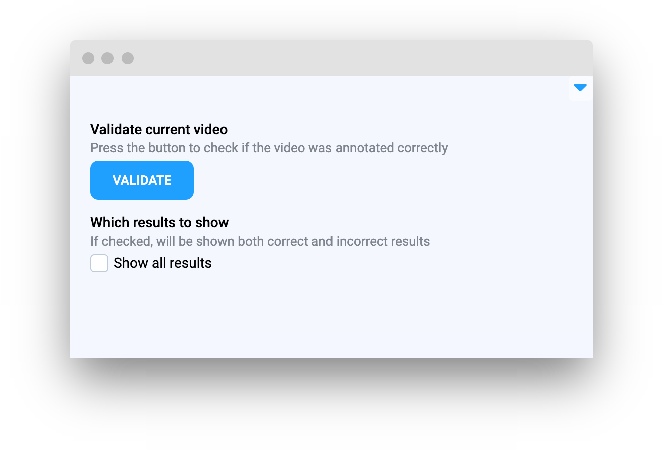App in the Video Labeling Tool - Supervisely
