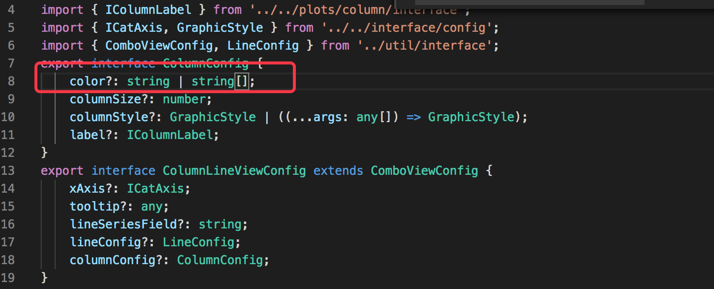 Stackedcolumnline Columnconfig Color Cannot Support Functiontypescript · Issue 1620 8026