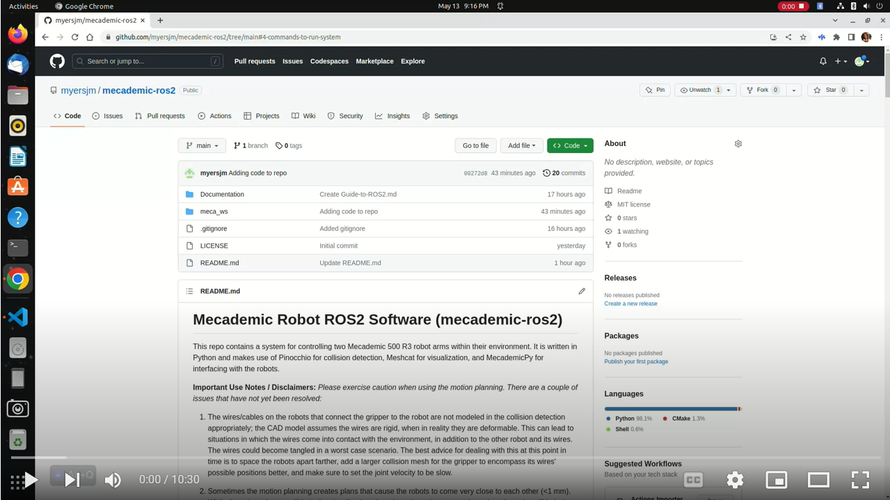 GitHub - myersjm/mecademic-ros2