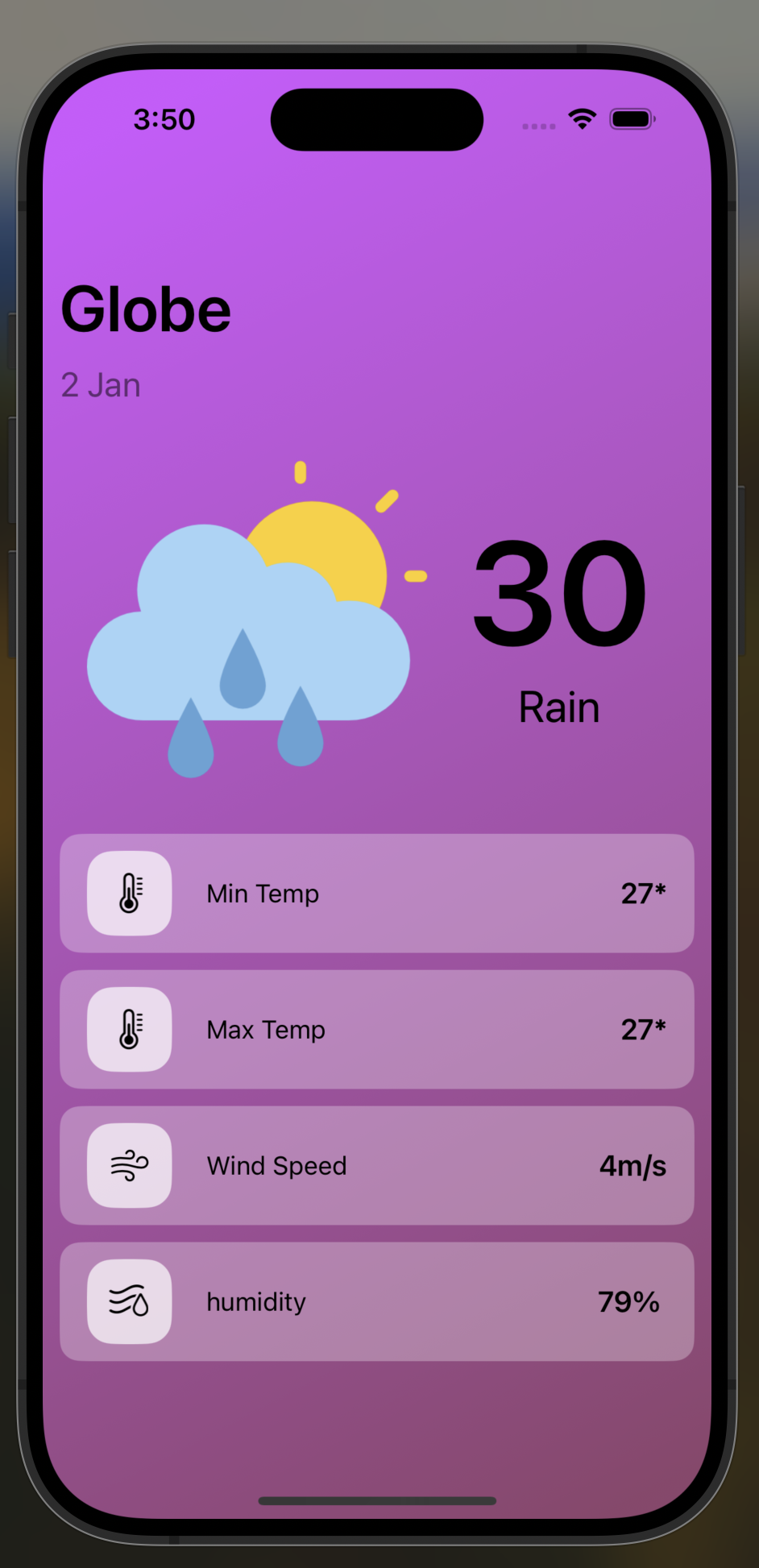 Github Kareemaboelattaweather Weather App Is A Simple Ios