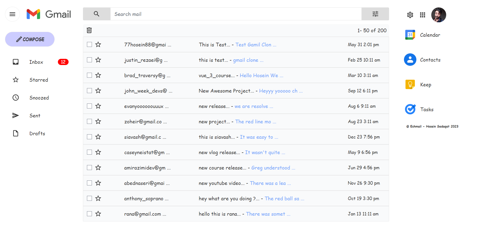 GitHub - hoseinsedaqat/EchMail: (Gmail Clone) Vue3 + Pinia 🍍 + Tailwind Css + Daisyui + Scss ...