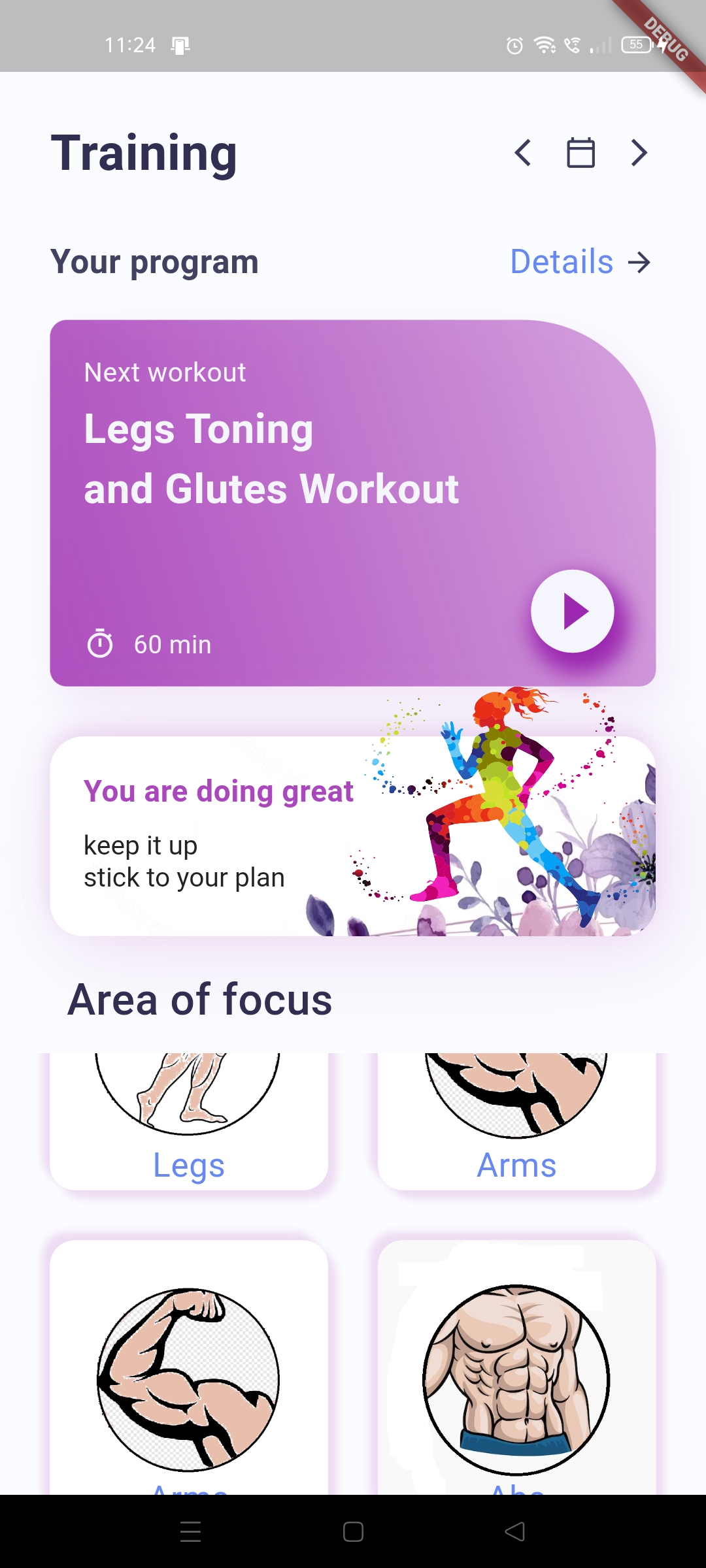 GitHub - nipun221/workout-app-flutter